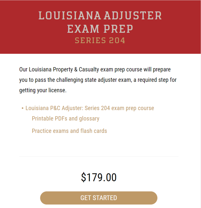 LOUISIANA INSURANCE CLAIMS ADJUSTER LICENSE | Legion Claims